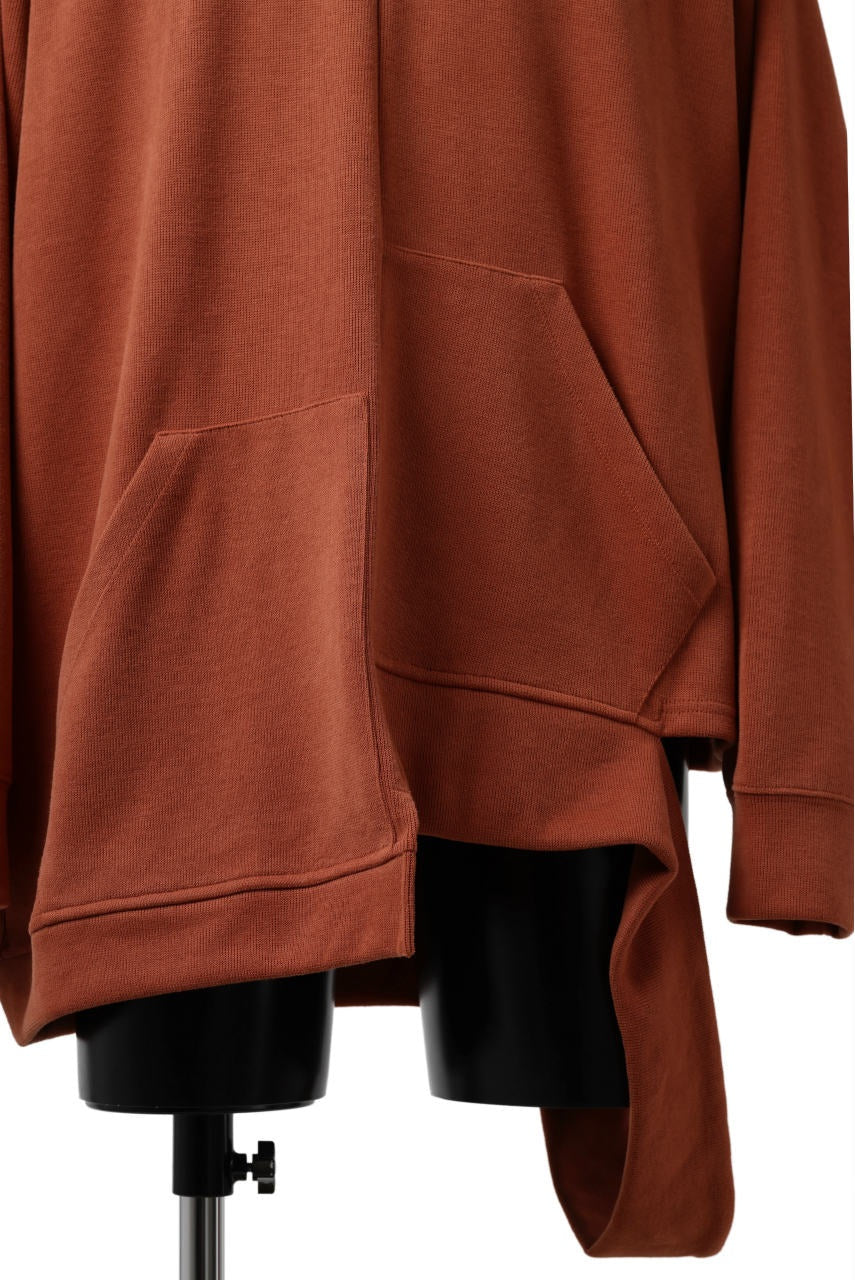ASYMMETRY LOOP HEM TOP / Oversized Fit Vertically Falling JERSEY Sweat ...
