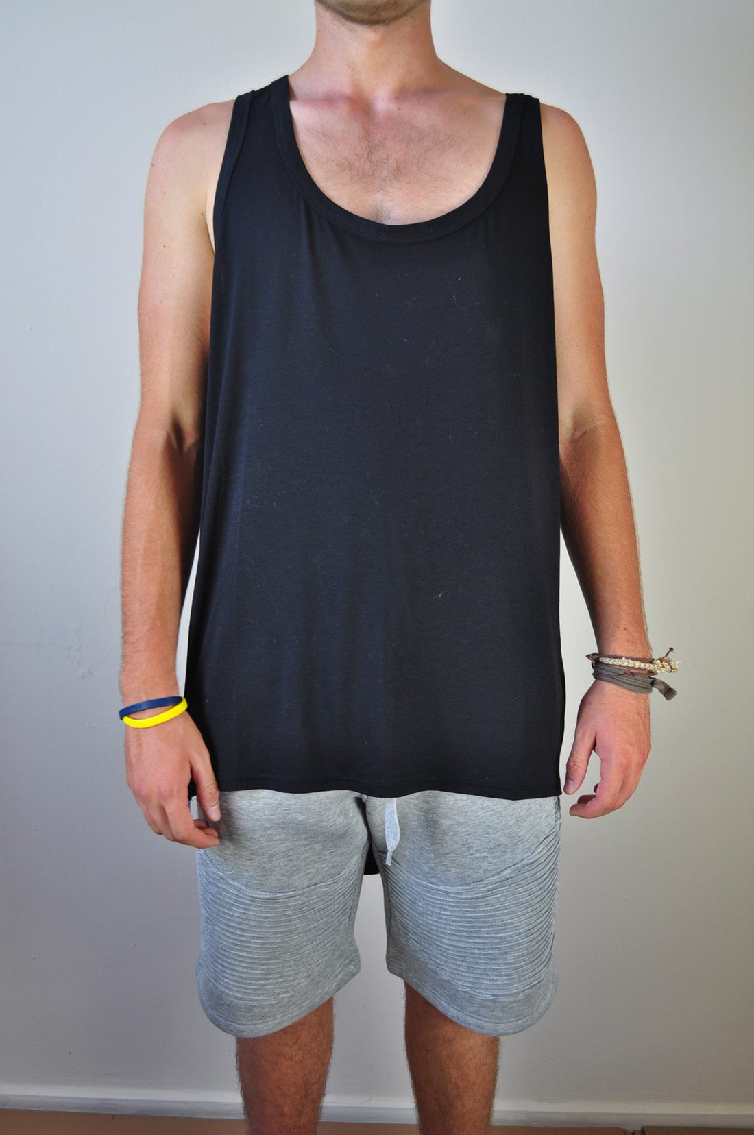 Enlengthen Side Zip Viscose Cotton Tank Top | Ofelya Boutique