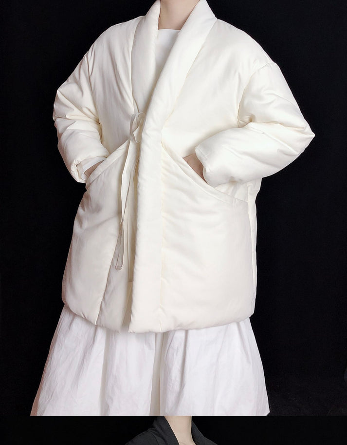 Yohji Design Dark Neutral Kimono Yamamoto Loose Jacket – Ofelya Boutique