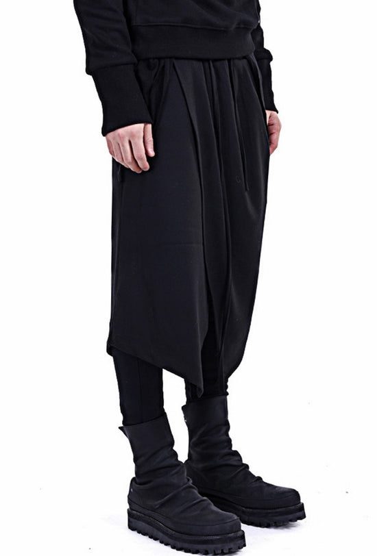 Black Layer Lounge Pants with Pockets | Ofelya Boutique